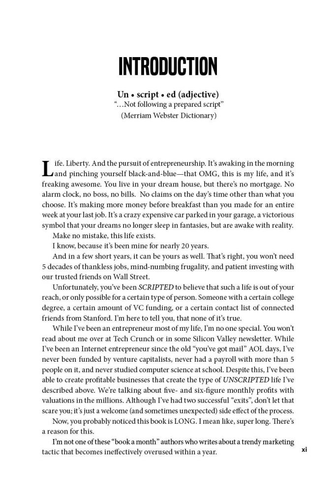 UNSCRIPTED: Life, Liberty, And The Pursuit Of Entrepreneurship | E-booky